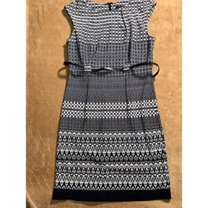 Ile New York | Dresses | Ile New York Women 2 Navy Blue White ...
